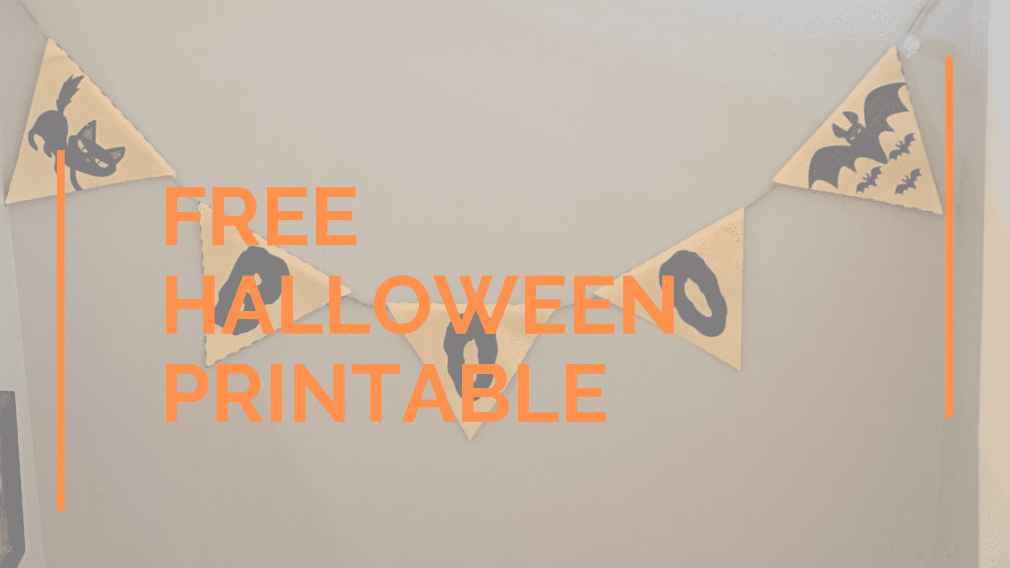 Free Halloween Printable Boo Banner!Peony Lane Designs