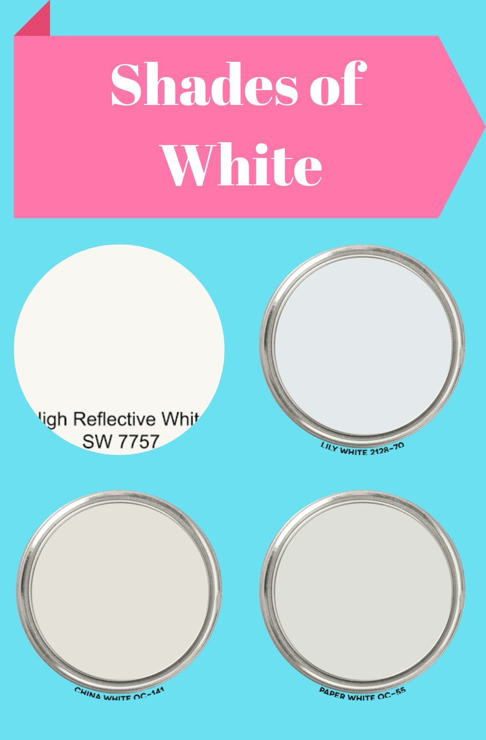 white shadesPeony Lane Designs